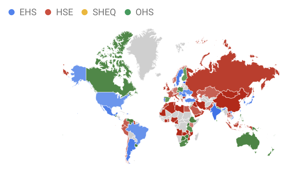 Is it EHS, SHE, HSE, HSSE, SHEQ or OHS and what’s the difference?